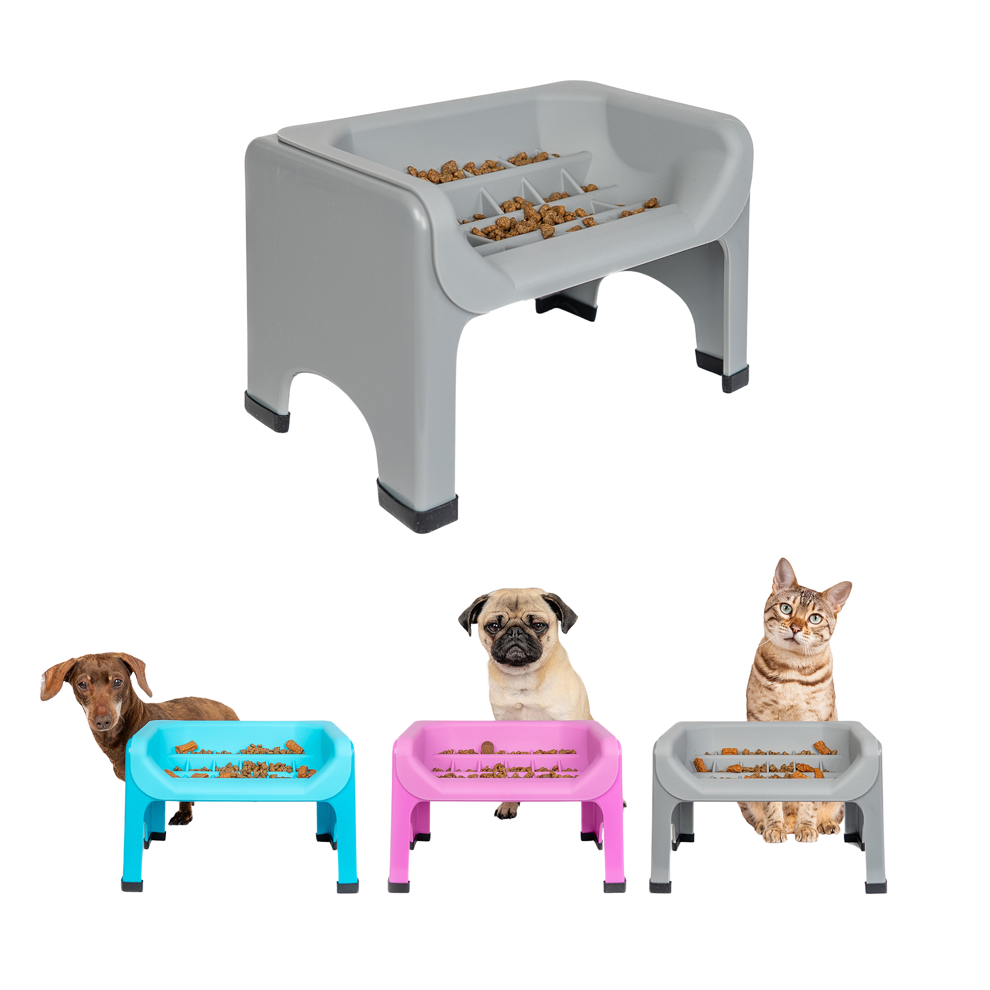 Fluff Trough Binge Blocker Set – The Pugly Company Inc.